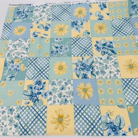 Waverly | Office | Waverly Cartwheel Quilt Fabric Remnant Yd X 54 ...